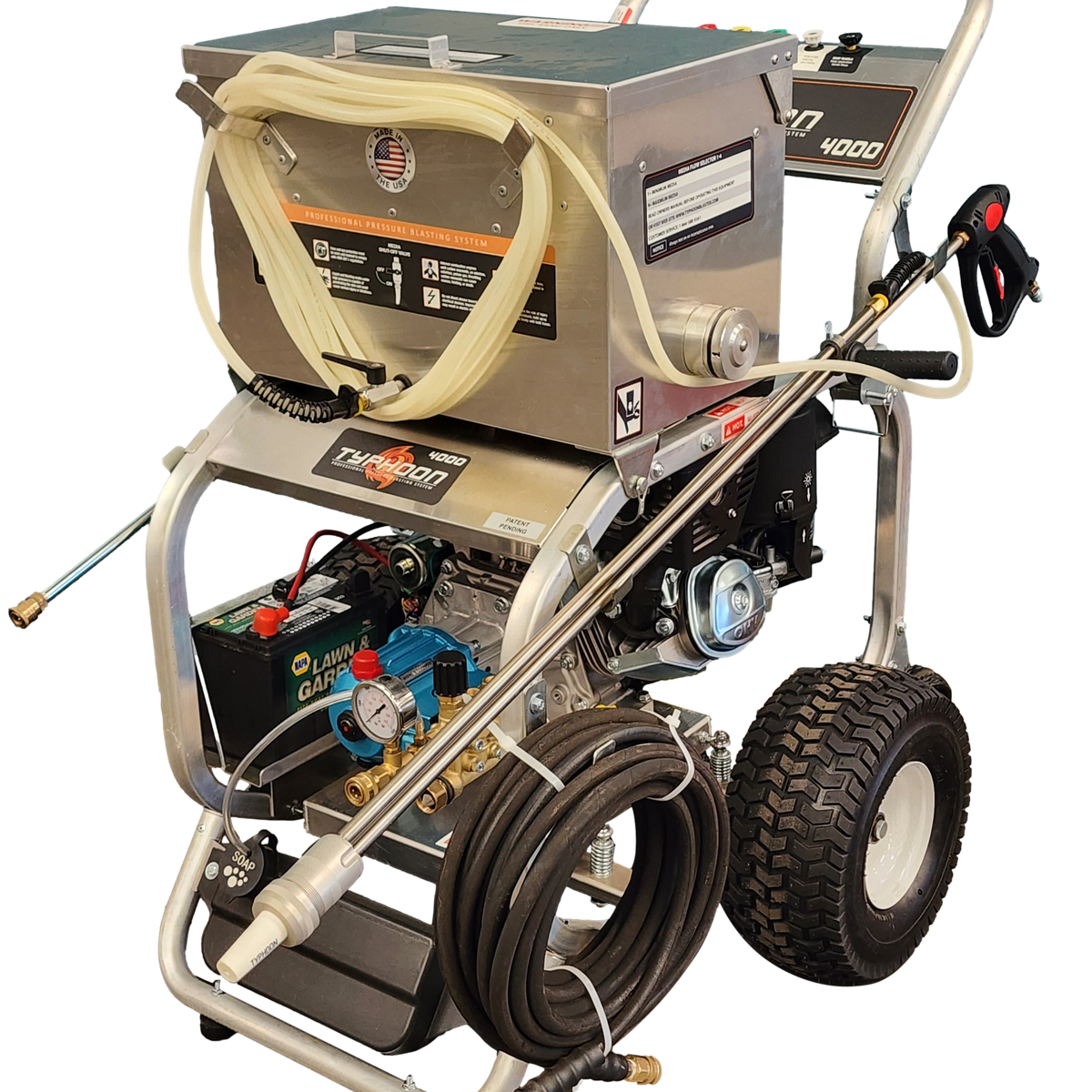 Typhoon™ Sand Blaster - The Only Mobile, Airless, Dustless Sandblaster ...