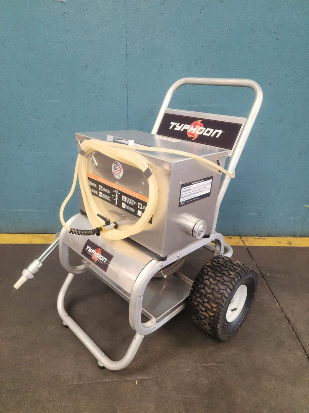 Sand Blaster Accessory Cart For Pressure Washers | Typhoon Blaster