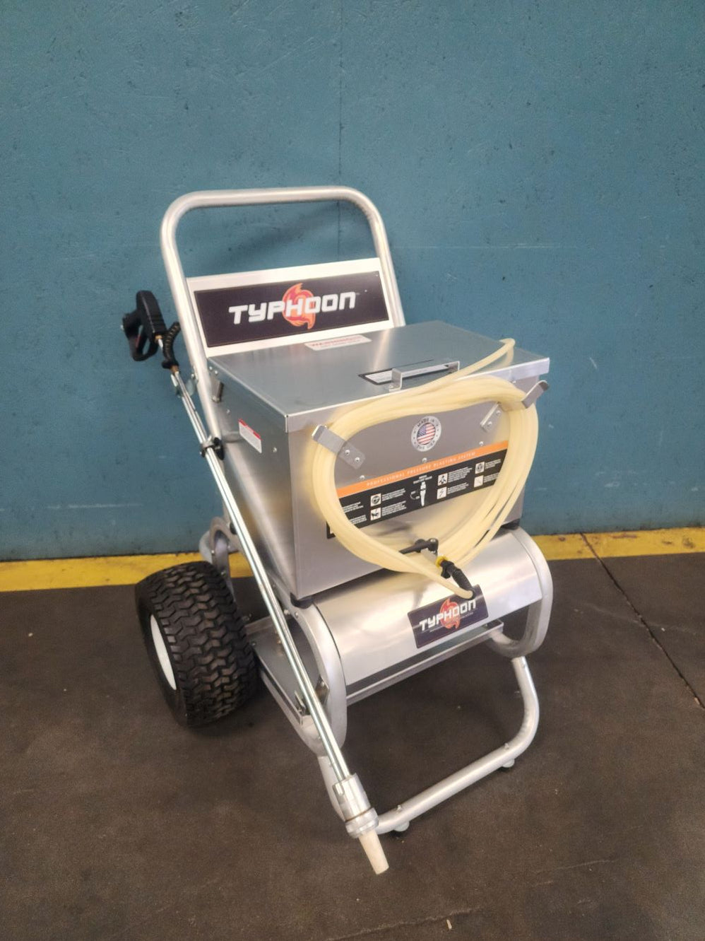 Sand Blaster Accessory Cart For Pressure Washers | Typhoon Blaster